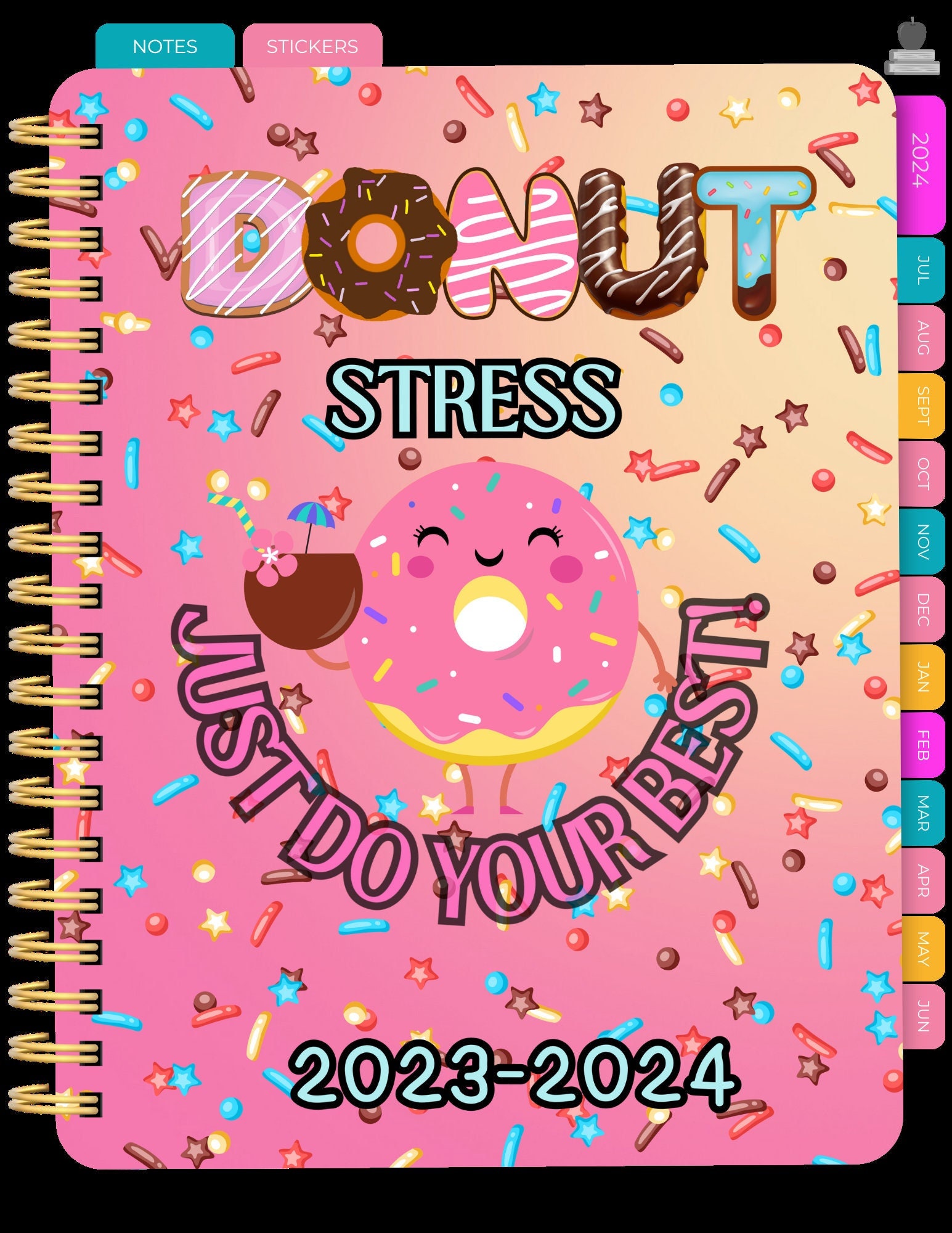 Donut Stress, Do Your Best! - Etsy
