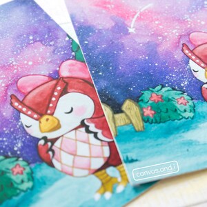 Celeste Animal Crossing Postkarte - Etsy