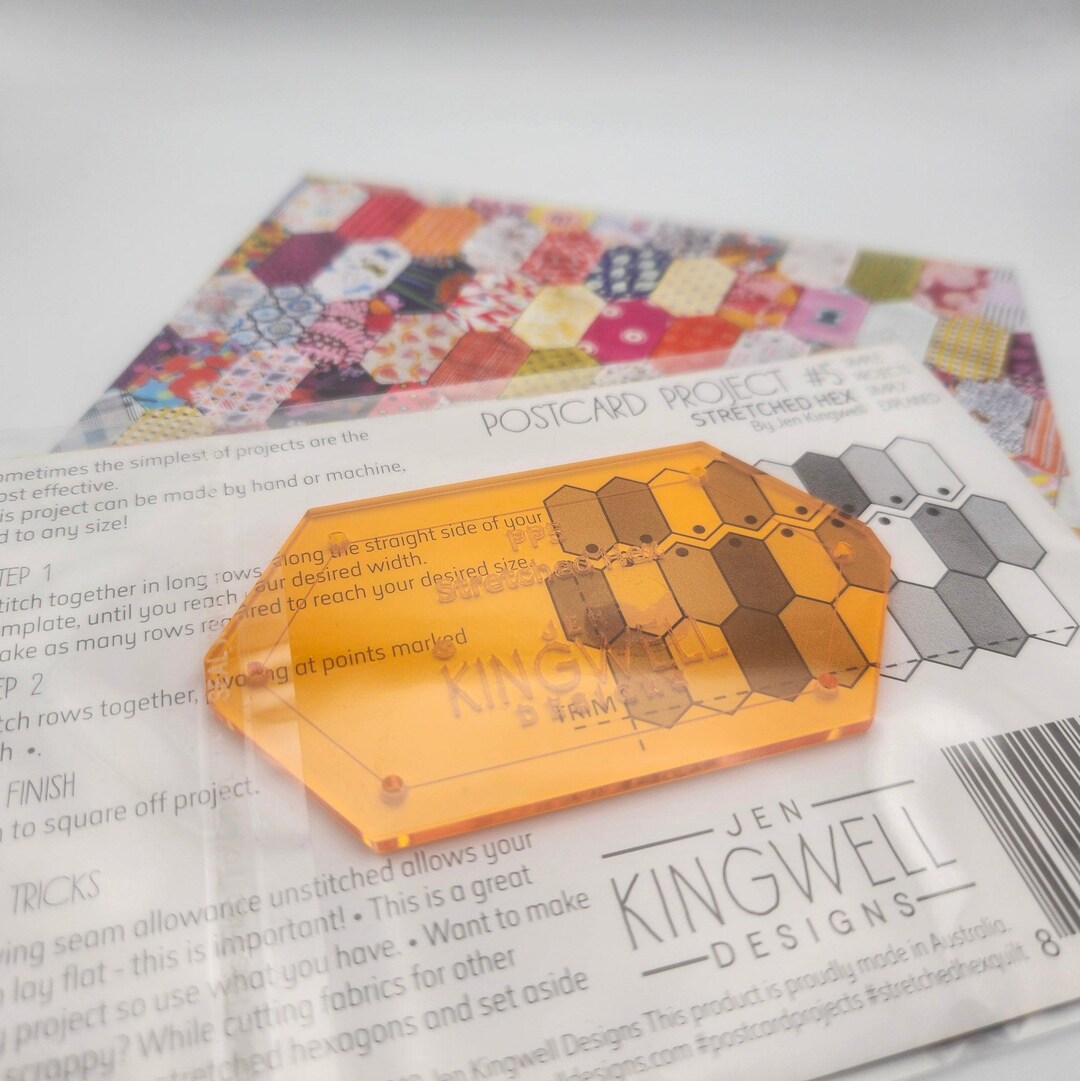 Postcard Project #5 - Stretched Hex - Etsy