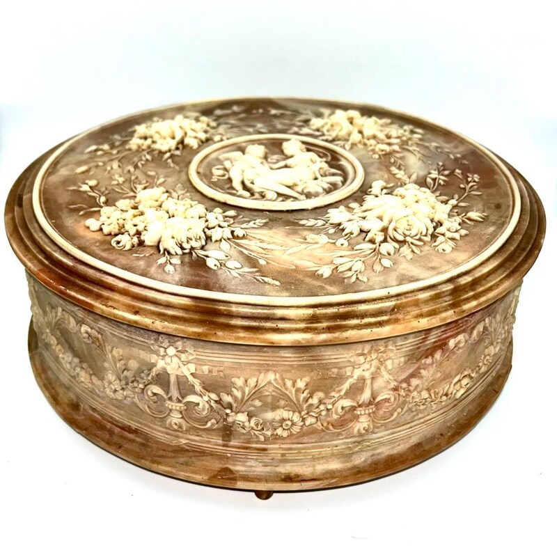 Incolay Jewelry Box - Etsy