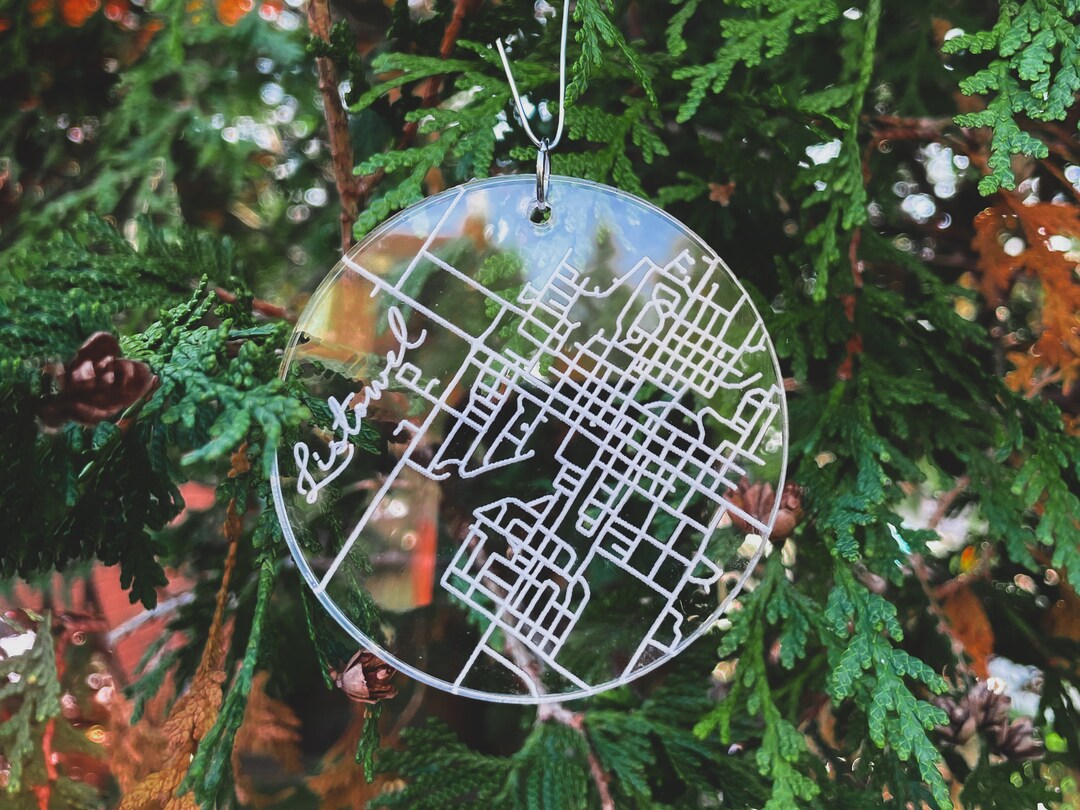 Listowel Christmas Ornament / Listowel Map Christmas Gift / North Perth ...