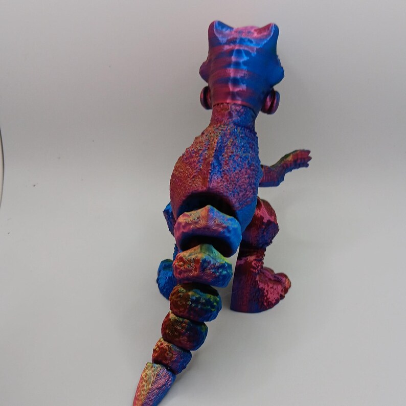 Flexi T-rex Toy: Posable Dinosaur Figure - Etsy