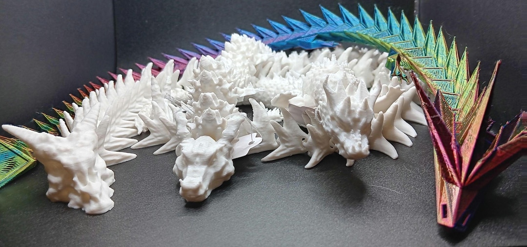 Articulated Dragon, Rocky, Thorny Lizard, Skeleton, Ice Style, Bone ...