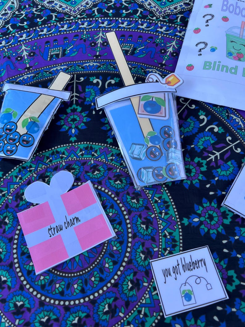 Boba Tea BLIND BAG Pattern DIY 4 Blind Bags in 1 Instant Dowload - Etsy