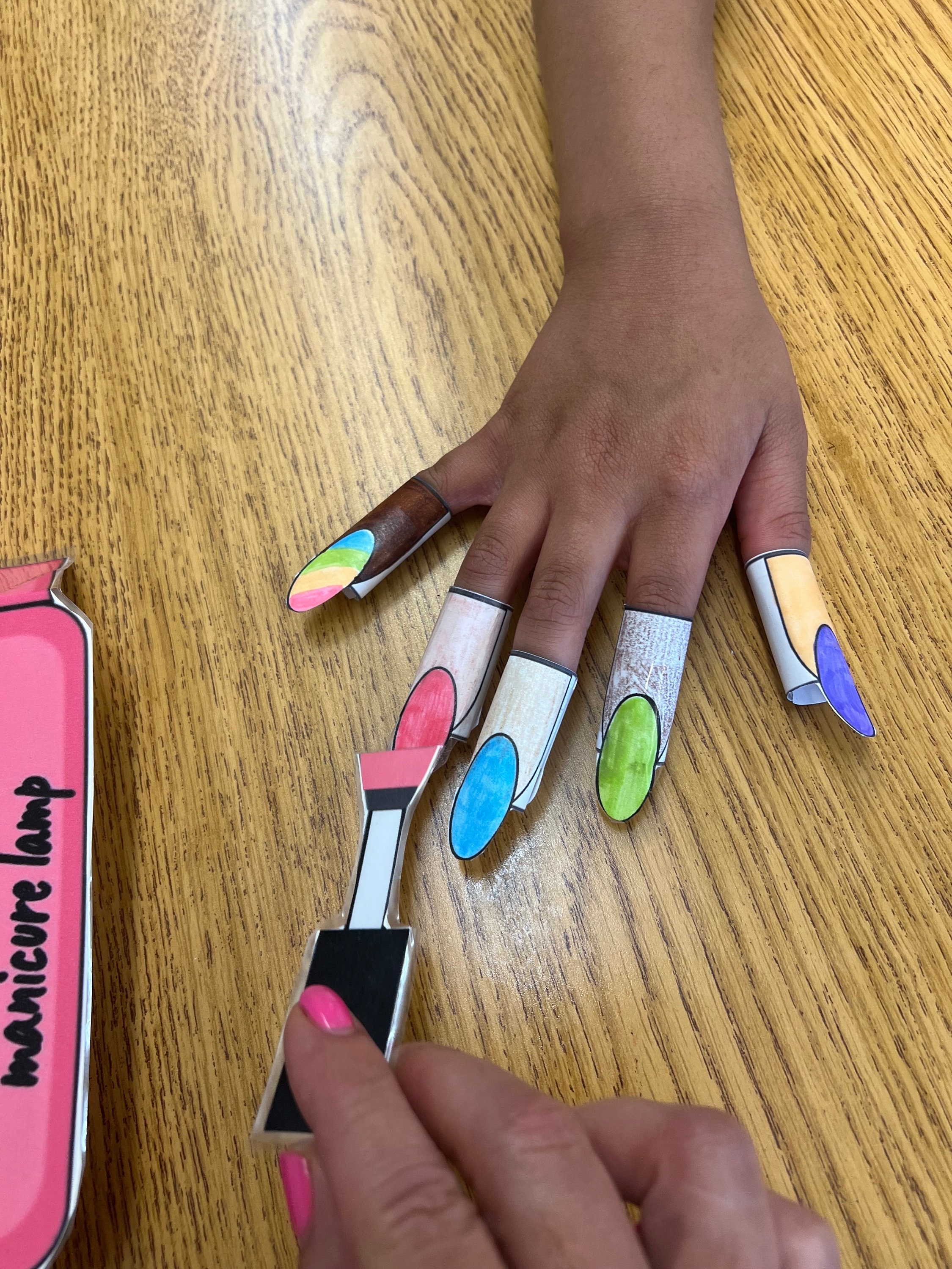 Manicure Blind Bag Pattern; Paper Nails; Instant Download - Etsy