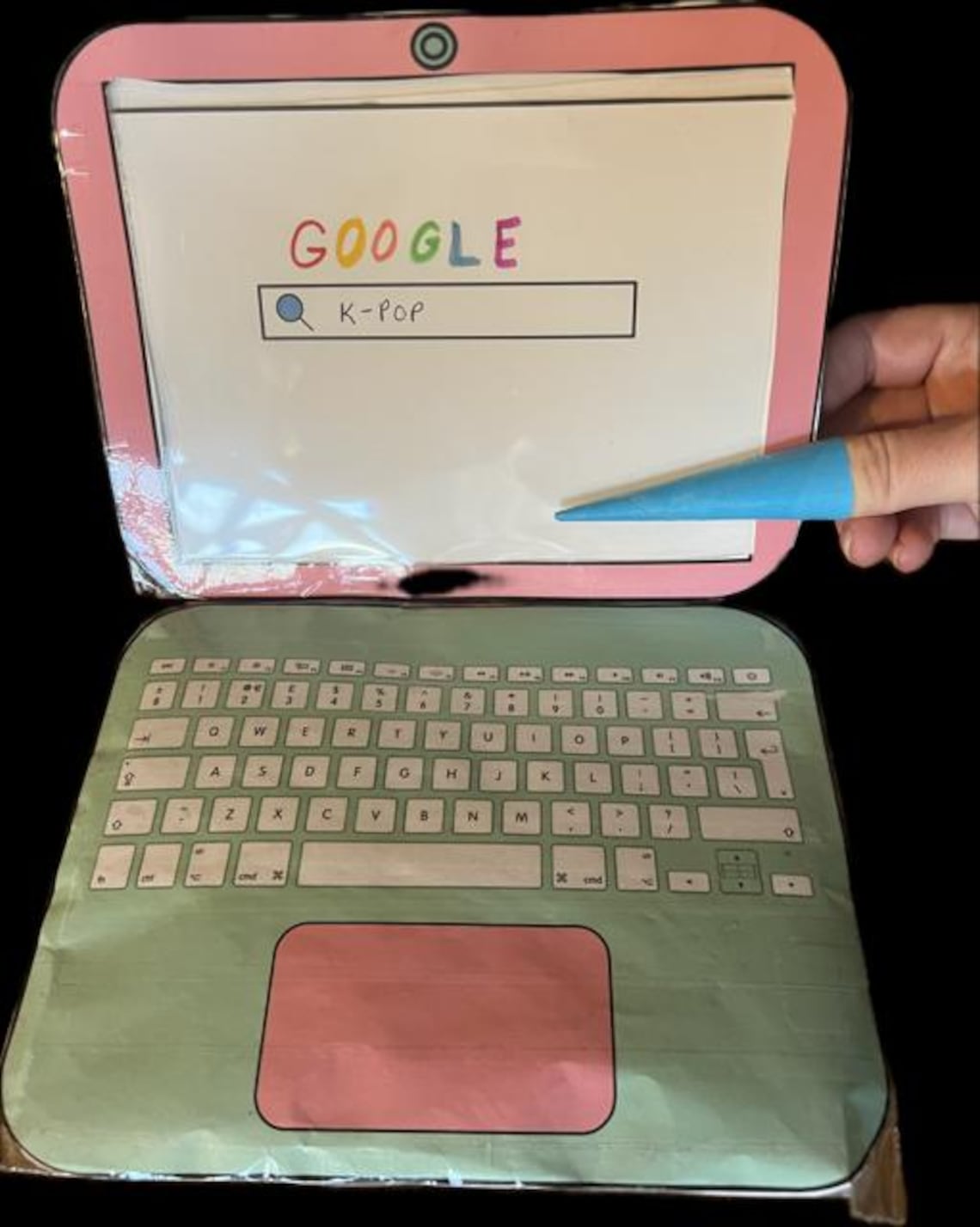 DIY Paper Laptop Pattern; Instant Download - Etsy