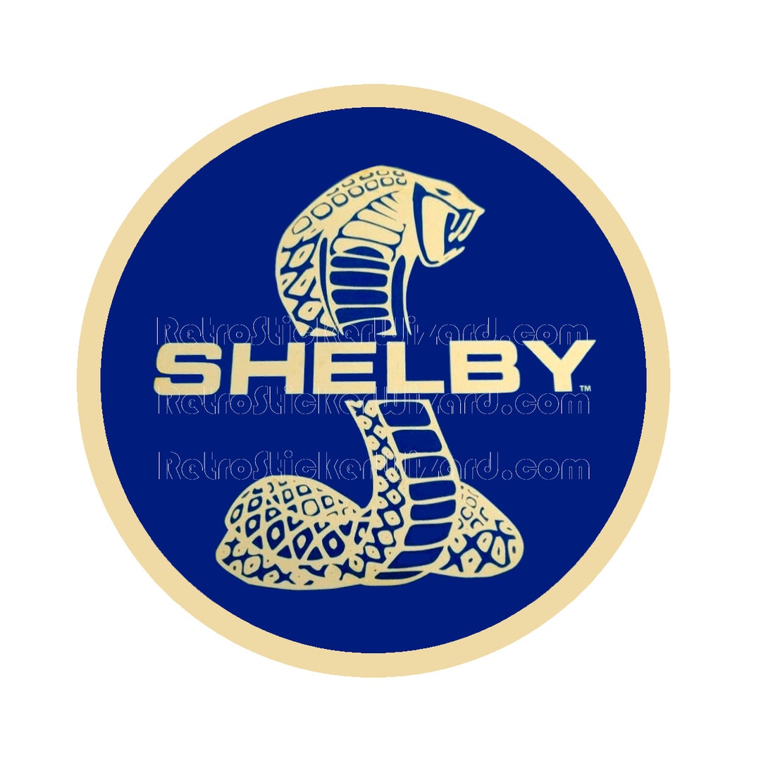 Sticker 1960s Ford Shelby Mustang Shelby Cobra Sticker Decal Label - Etsy