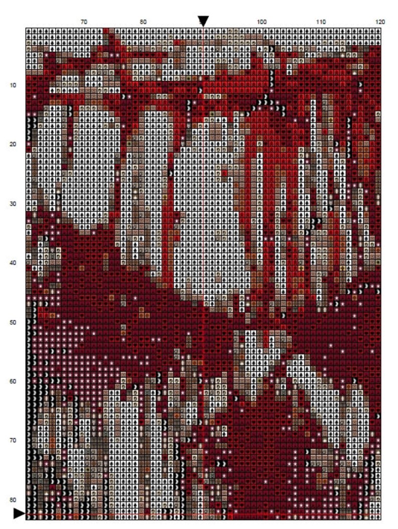 Bughuul Sinister Counted Cross Stitch Pattern PDF Horror Goth - Etsy