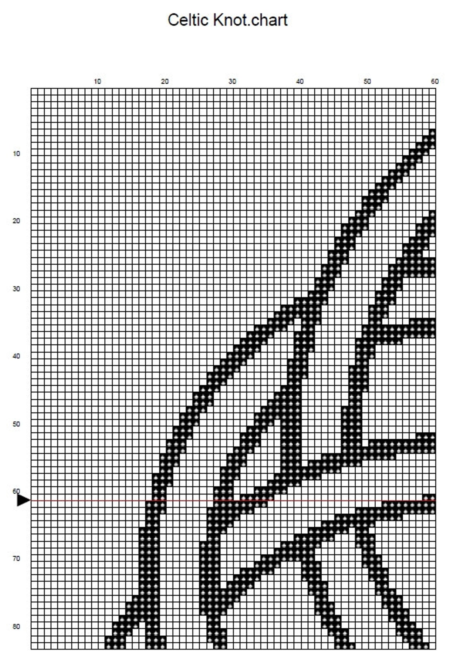 Celtic Knot Counted Cross Stitch Pattern PDF, Celtic Cross Stitch ...