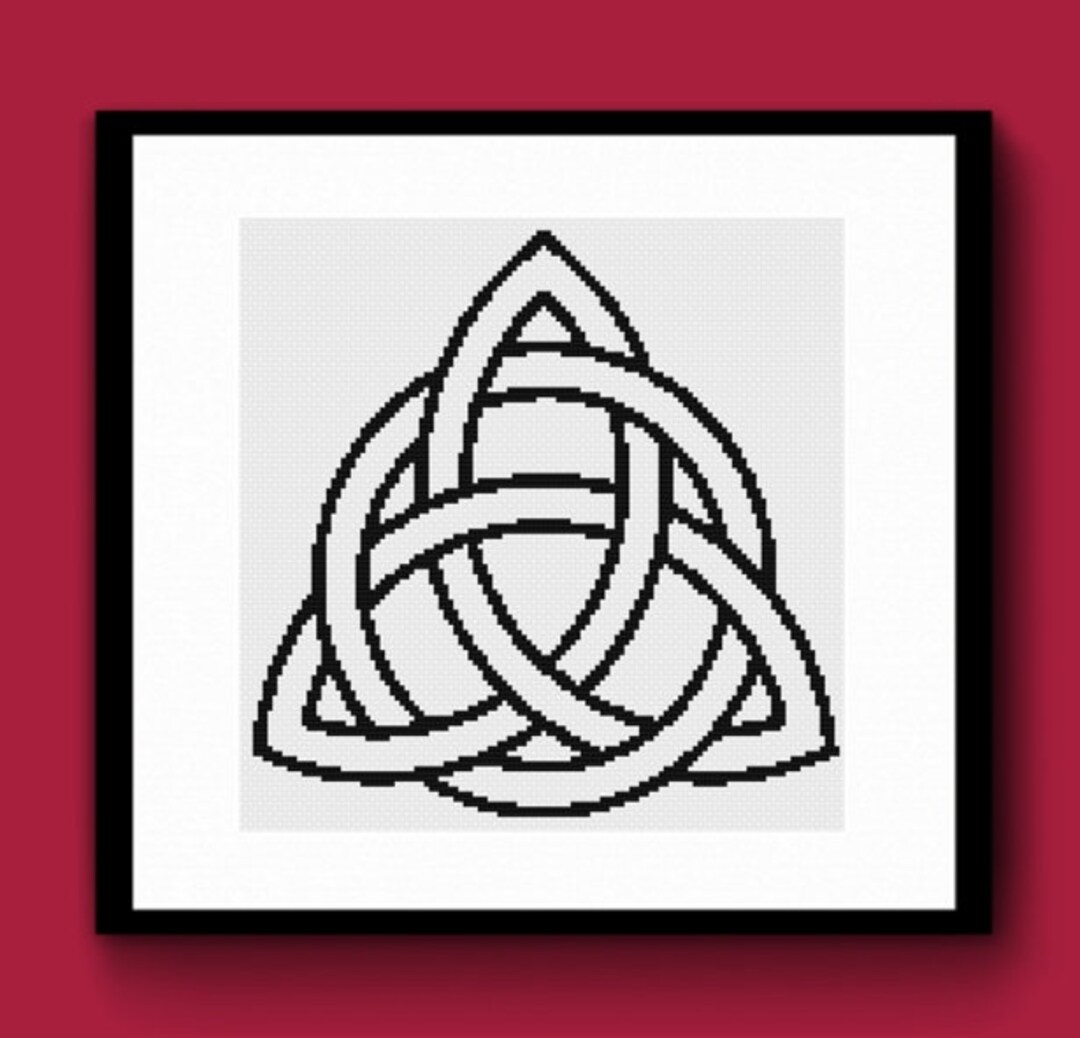 Celtic Knot Counted Cross Stitch Pattern PDF Celtic Cross - Etsy