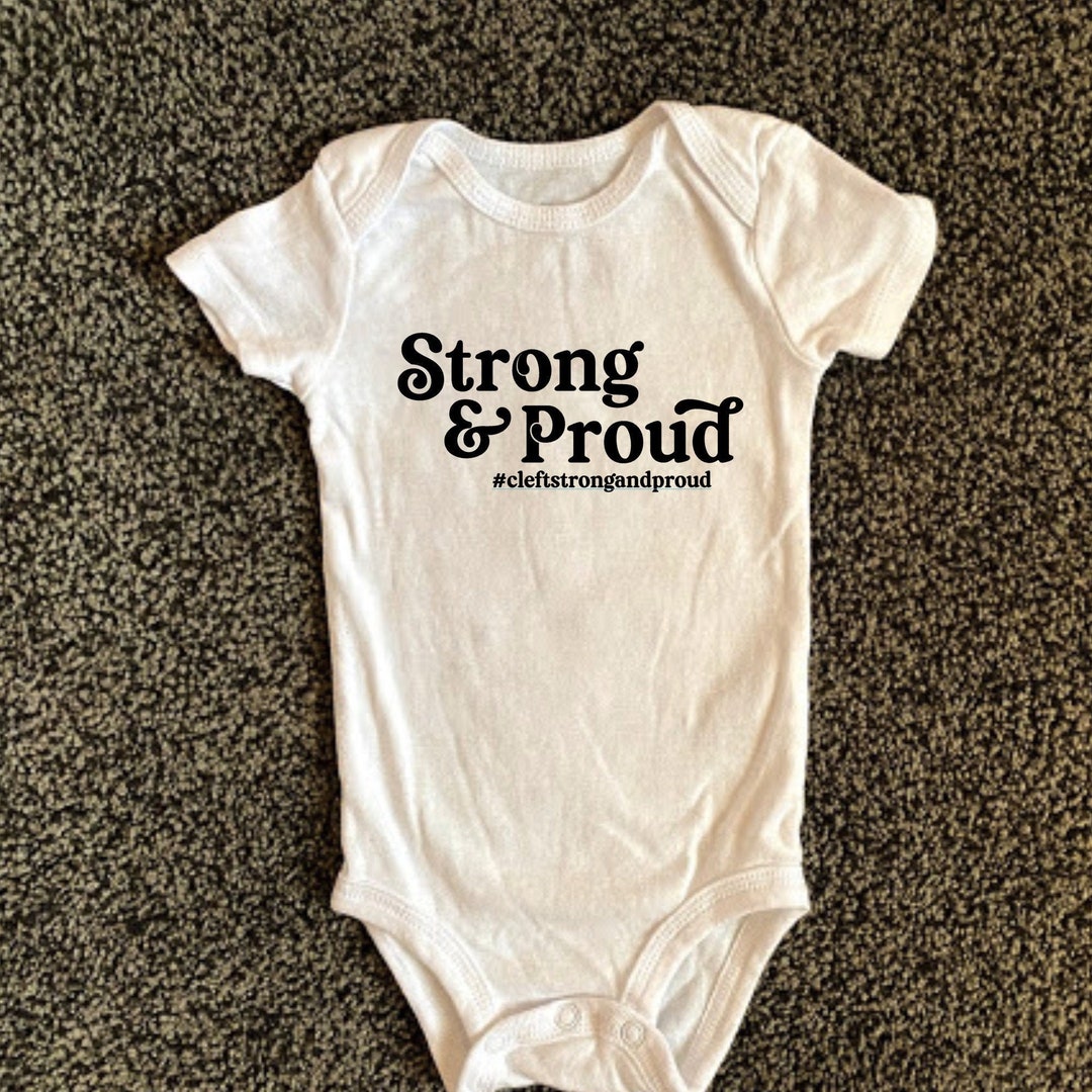 Cleft Strong and Proud Onesie - Etsy