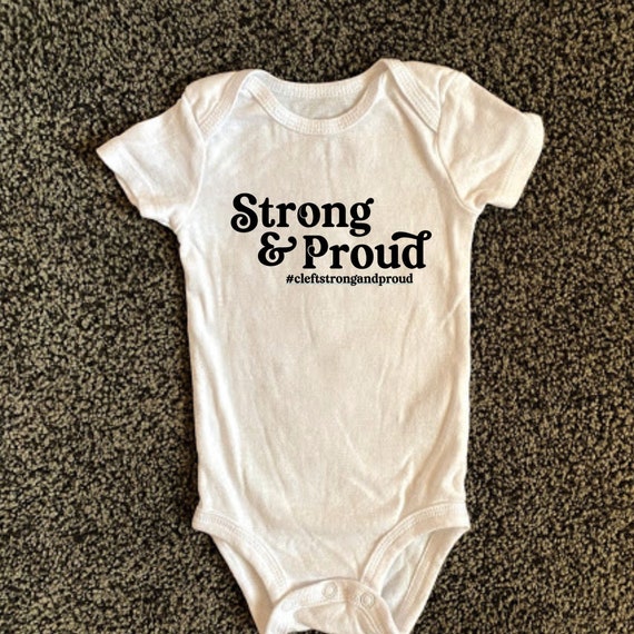 Cleft Strong and Proud Onesie - Etsy