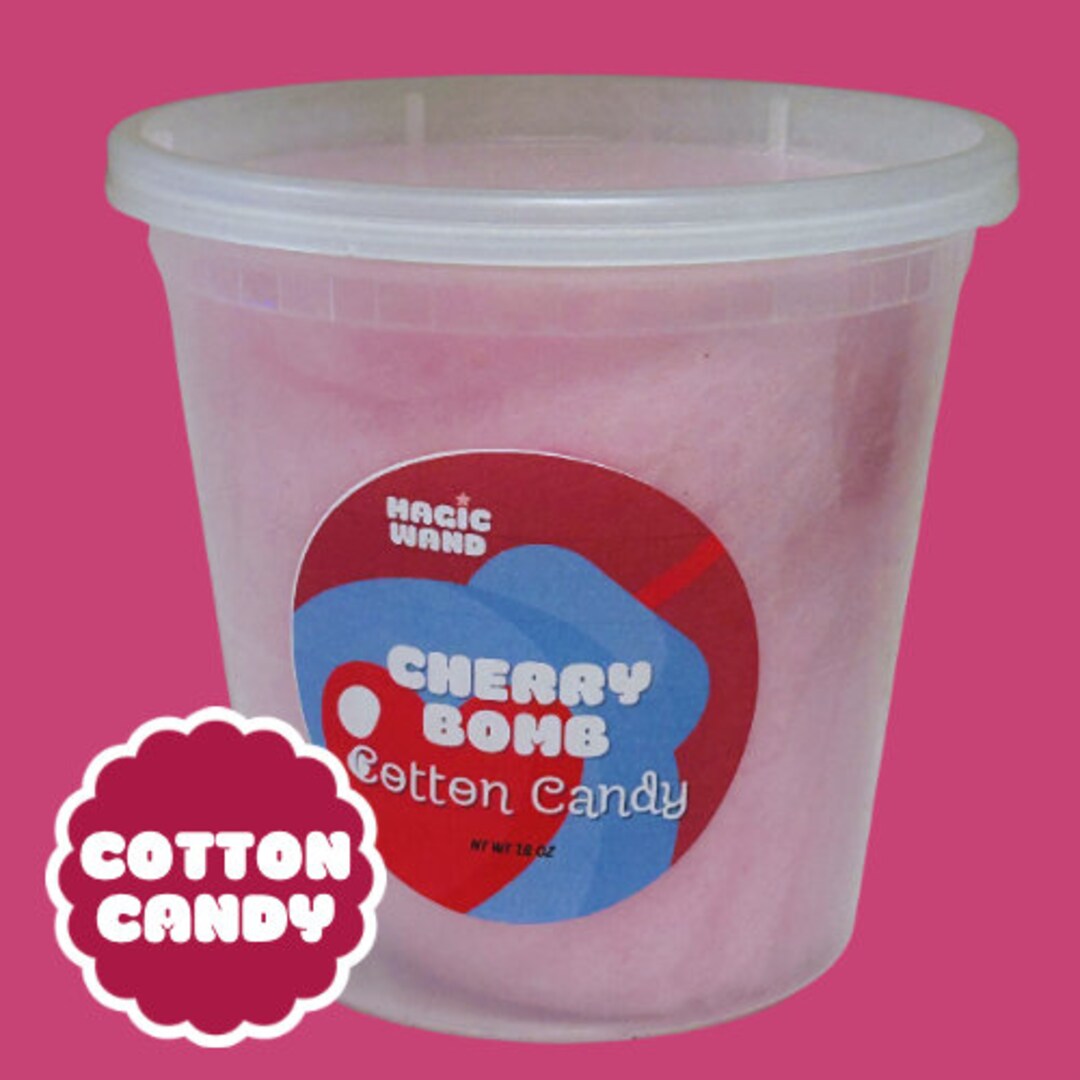 Cherry Bomb - Black Cherry Flavored Cotton Candy - Etsy