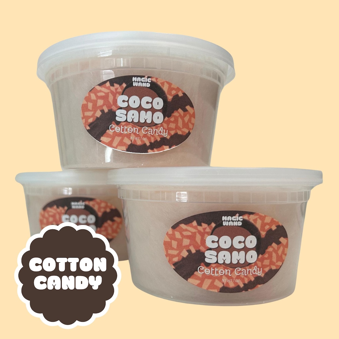 Coco Samo - Samoa Cookies Flavored Cotton Candy (1 Oz Container) - Etsy