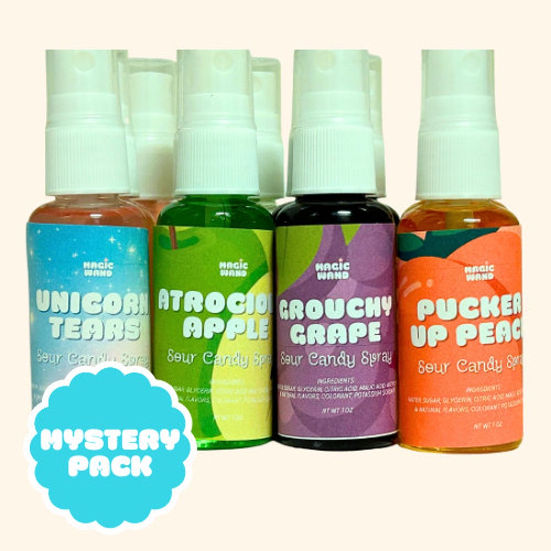 Sour Spray Mystery Pack (4 Bottles) - Etsy