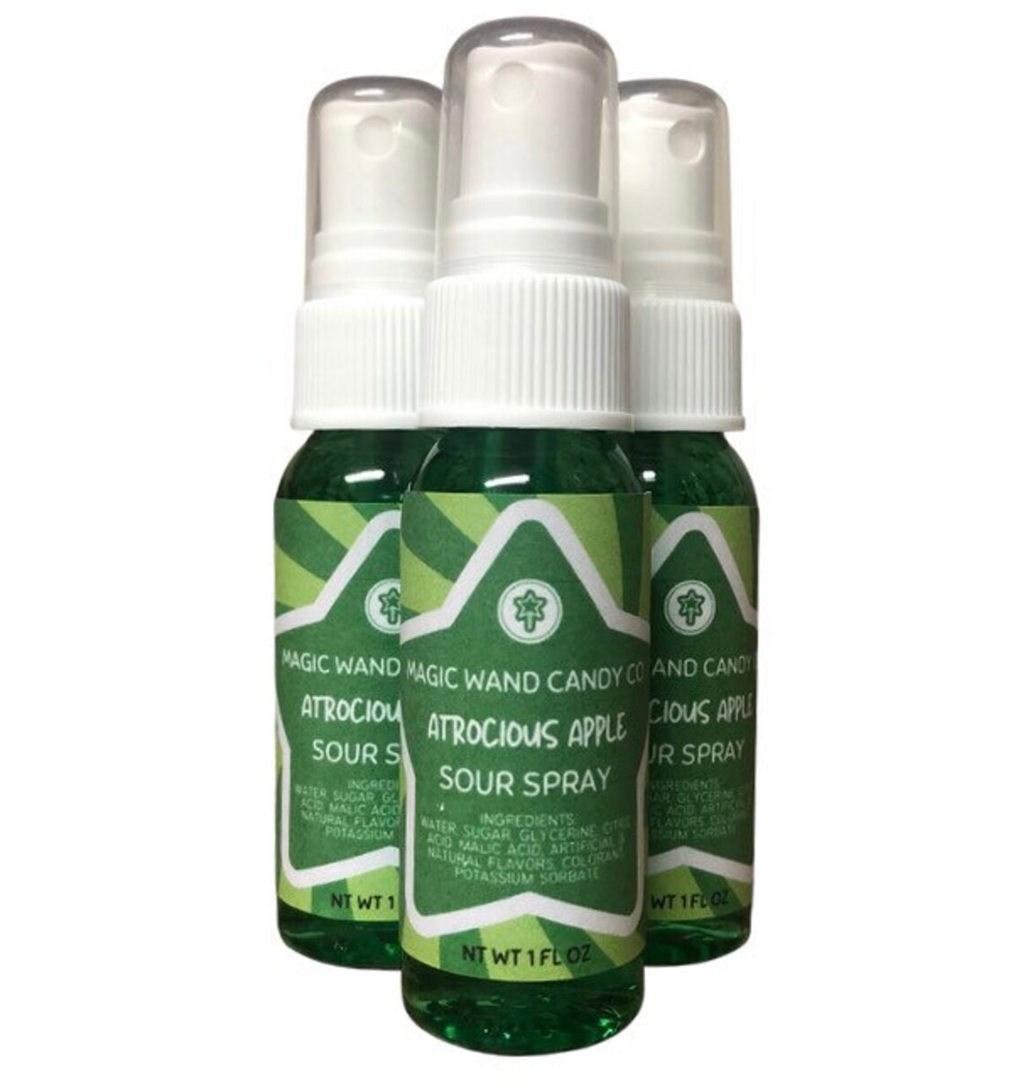 Atrocious Apple Green Apple Sour Spray Candy - Etsy