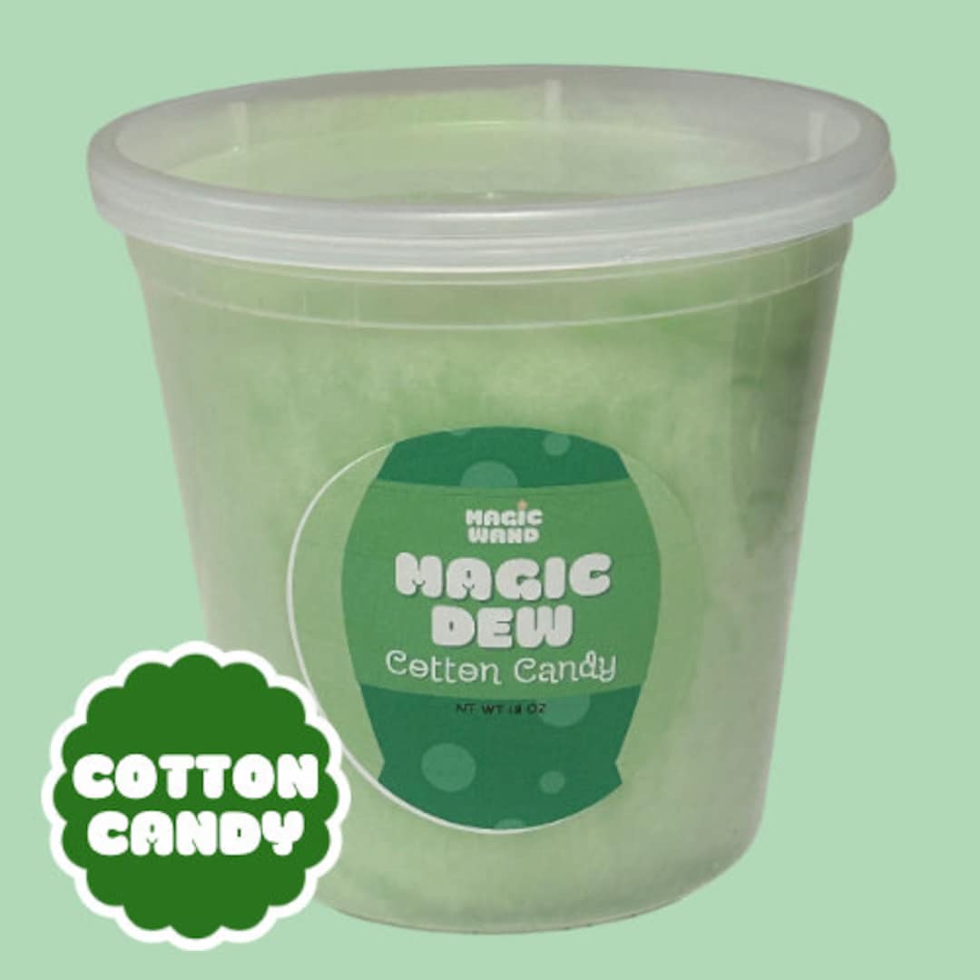 Magic Dew - Mountain Dew Flavored Cotton Candy - Etsy