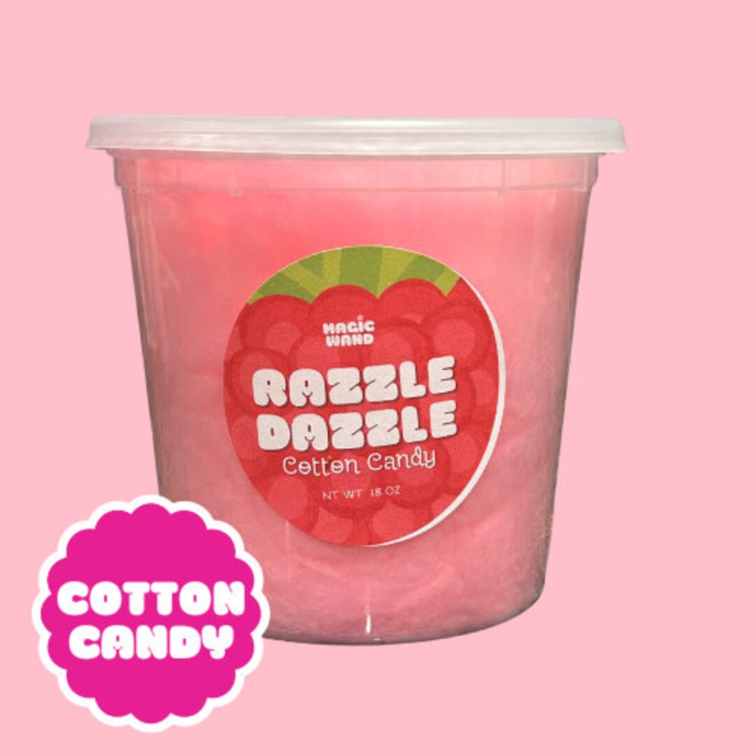 Razzle Dazzle - Raspberry Flavored Cotton Candy - Etsy