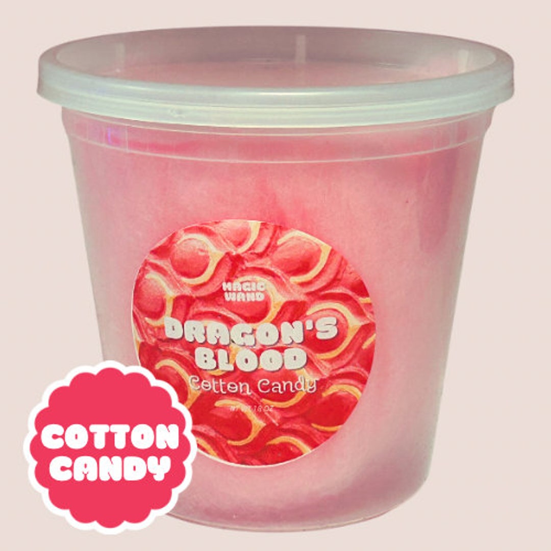 Dragon’s Blood - Hot Cinnamon Flavored Cotton Candy - Etsy