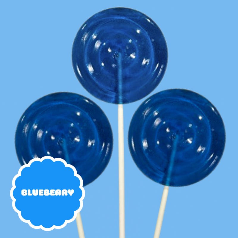 Blue Lollipops - Etsy