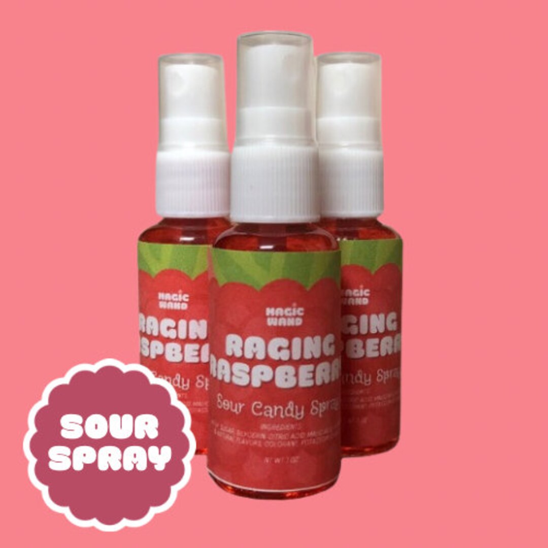 Raging Raspberry - Raspberry Sour Spray Candy - Etsy