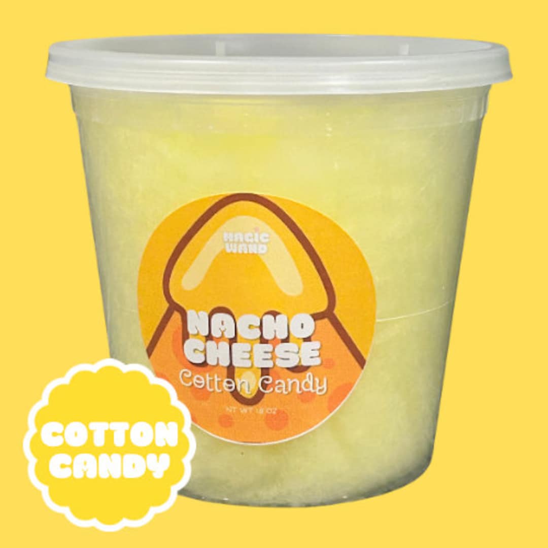 Nacho Cheese - Cheddar Jalapeno Flavored Cotton Candy - Etsy