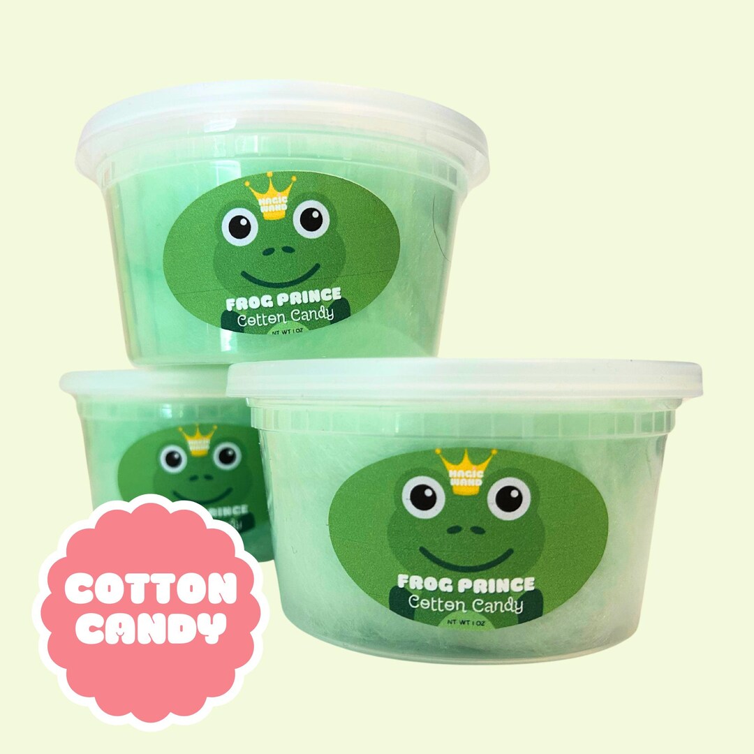Frog Prince - Strawberry Kiwi Flavored Cotton Candy (1 Oz Container) - Etsy