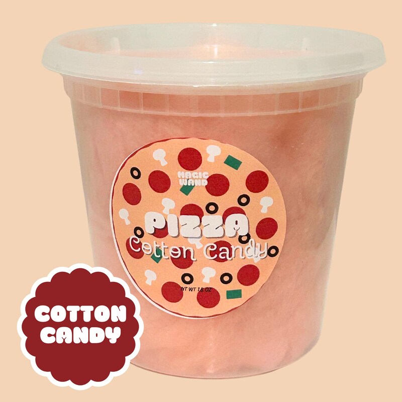 Cotton Candy on Pizza - Etsy