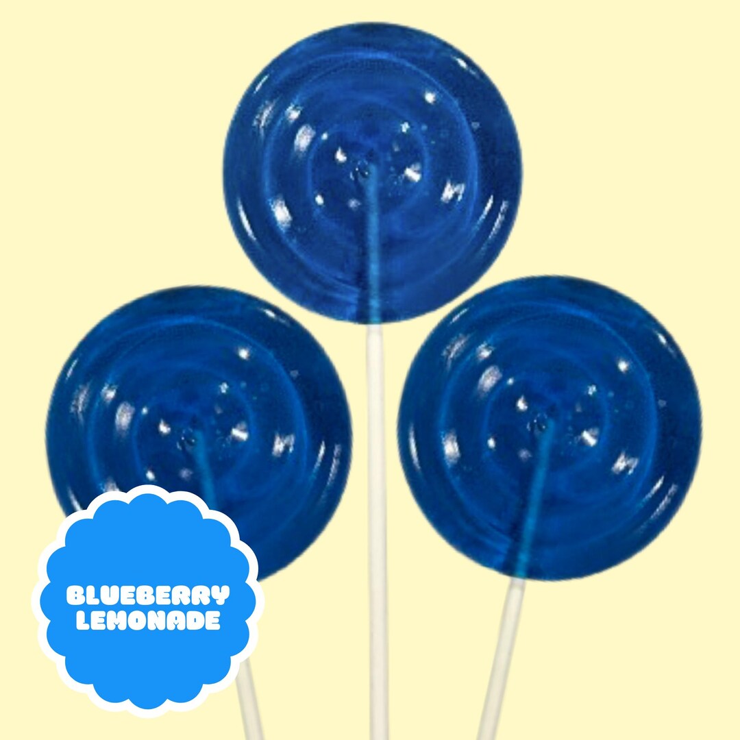 Blueberry Lemonade Jumbo Lollipop - Etsy