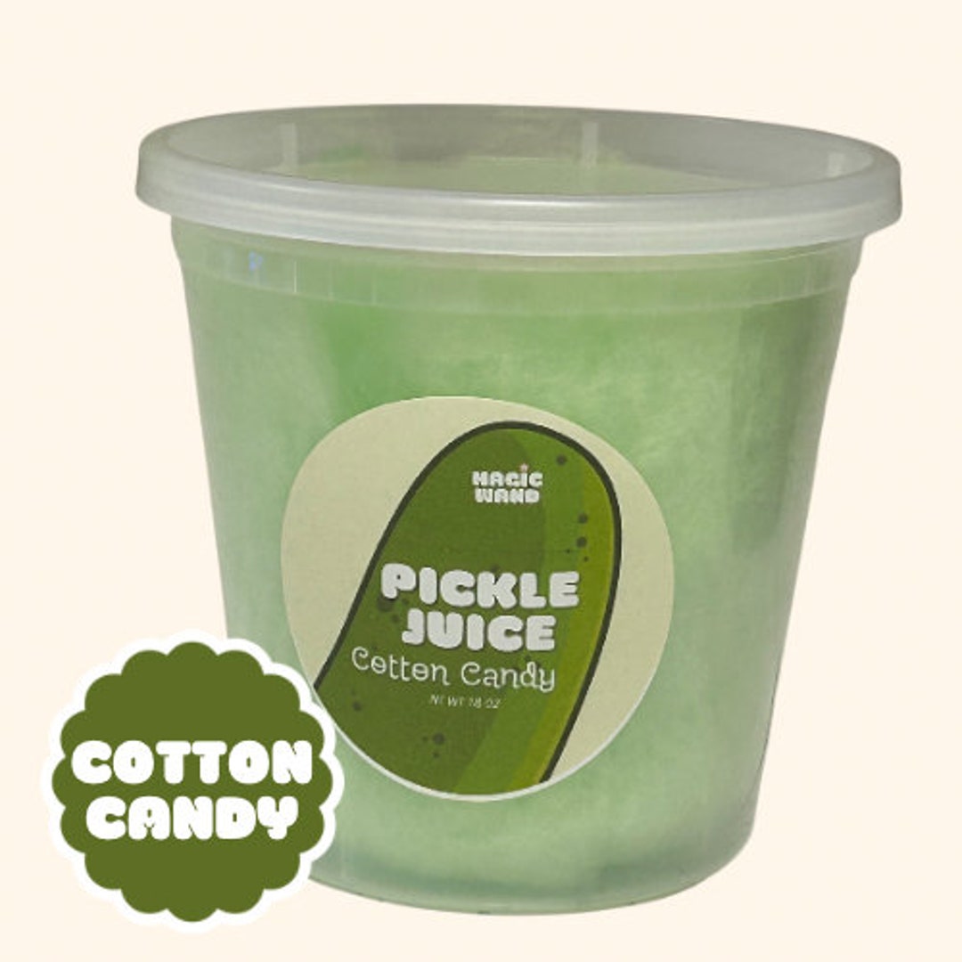 Pickle Juice - Dill Pickle Flavored Cotton Candy - Etsy