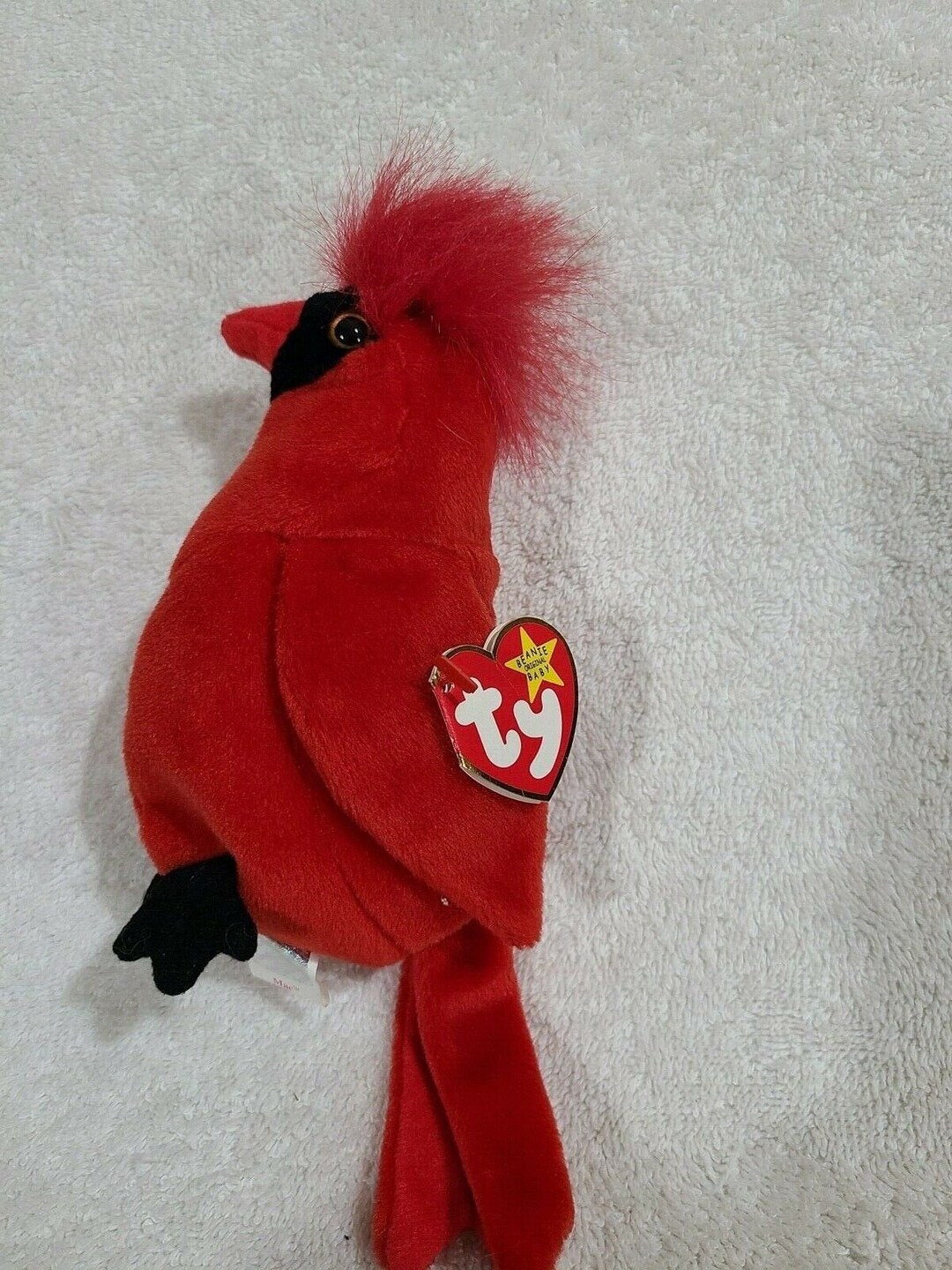 TY Beanie Baby mac the Cardinal Rare With 3 Errors - Etsy