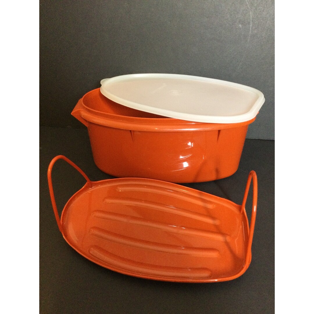 Vintage Tupperware Roast Ham Keeper Flavor Savor 3 Pc Storage Container ...
