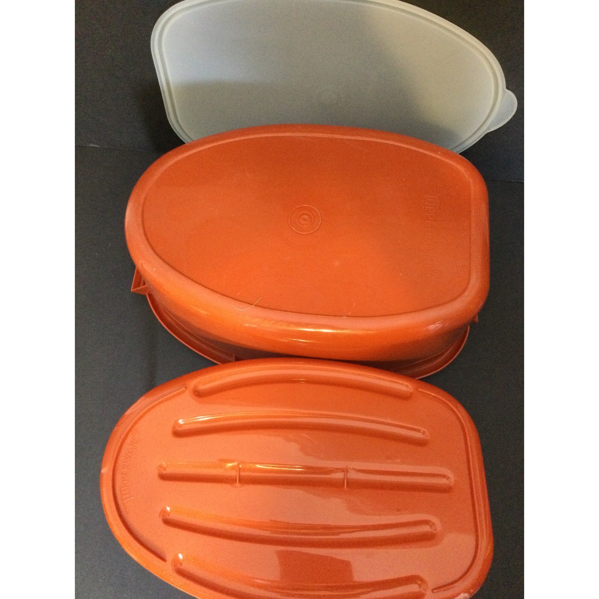 Vintage Tupperware Roast Ham Keeper Flavor Savor 3 Pc Storage Container ...