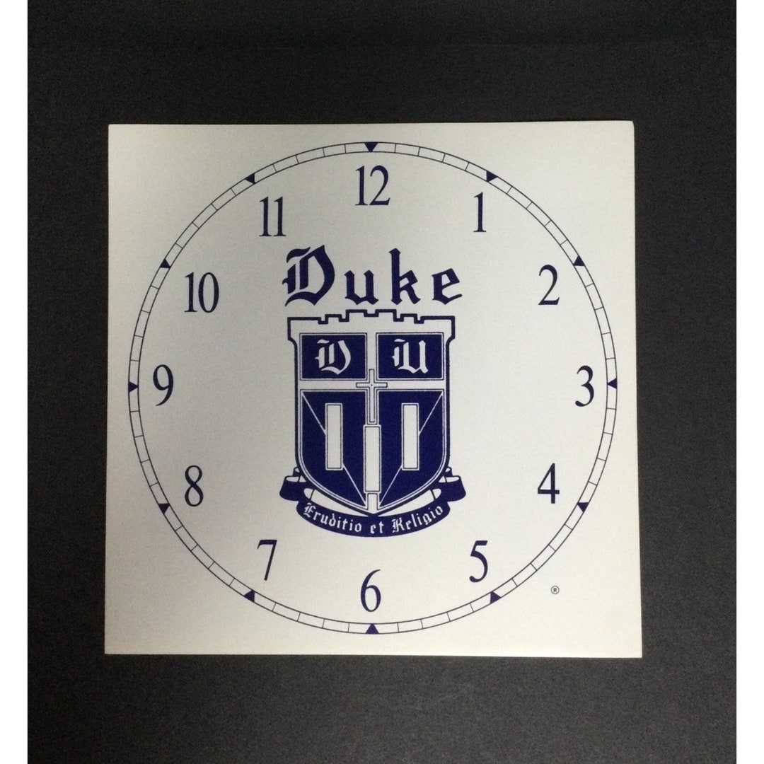 Vintage Graphic Insert for Clock Making DUKE University - Etsy