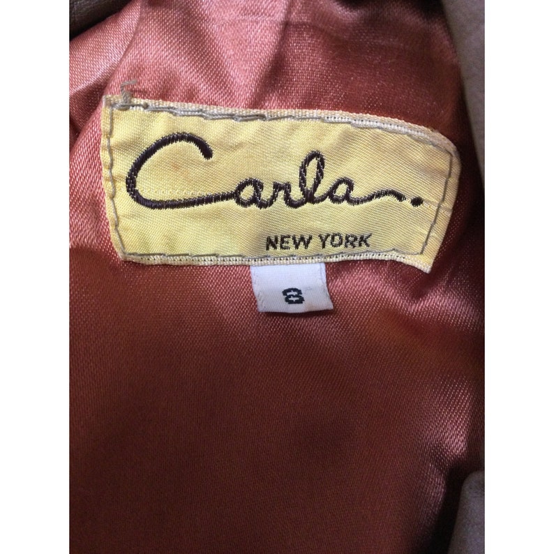 Vintage Carla New York Women Full Zip Genuine Leather Bomber Jacket ...