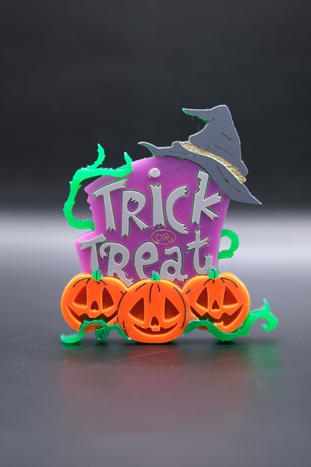 Brooch Pin Crypt Halloween Crest Trick or Treat Pumpkin Pumpkin ...