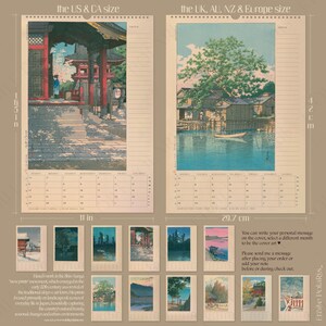 2026 Japanese Art Calendar : Kawase Hasui Shin-hanga Woodblock Prints ...