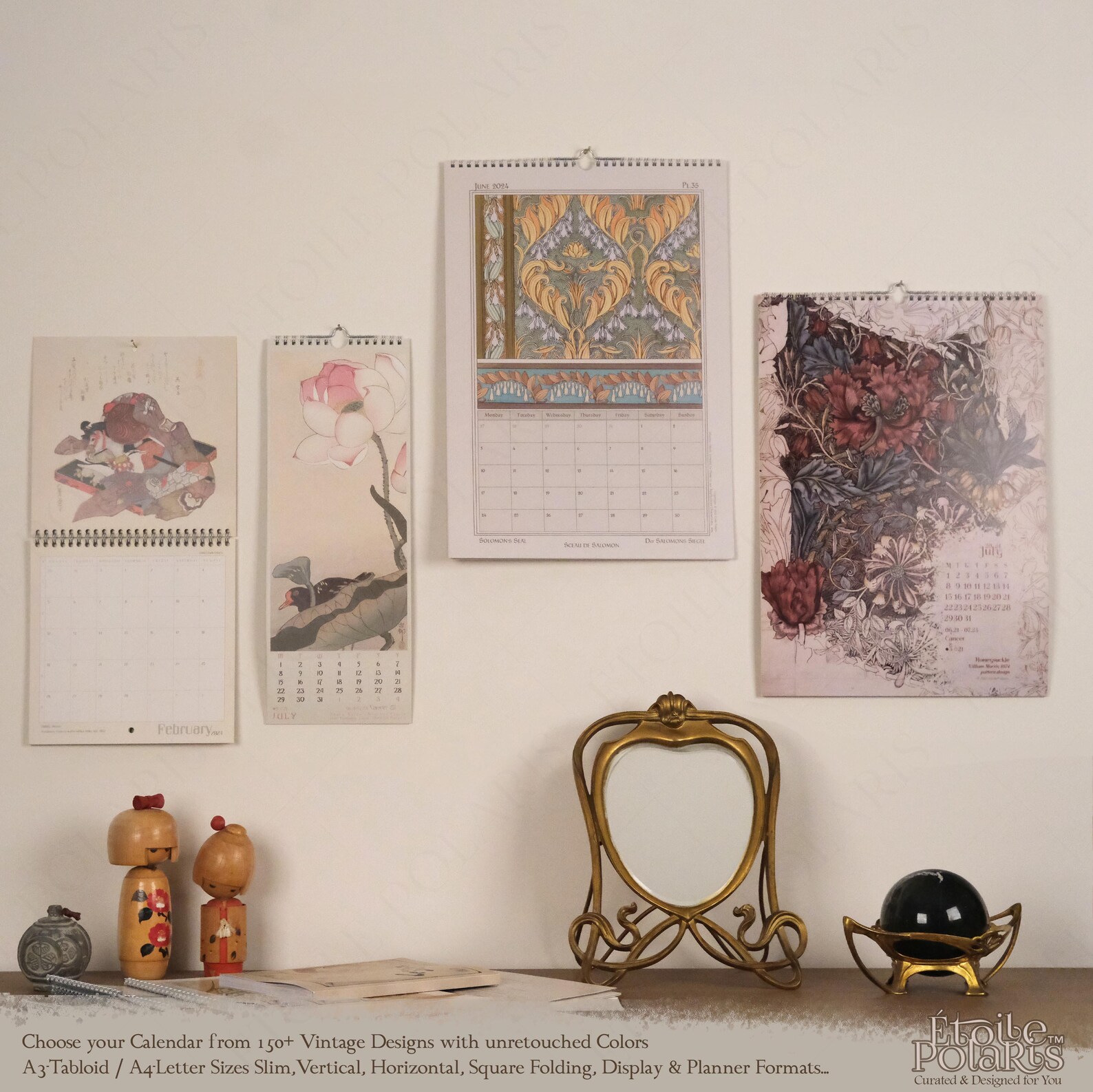 Japanese Art Calendar 2026 : Surimono Marine Life Prints - Ukiyo-e ...