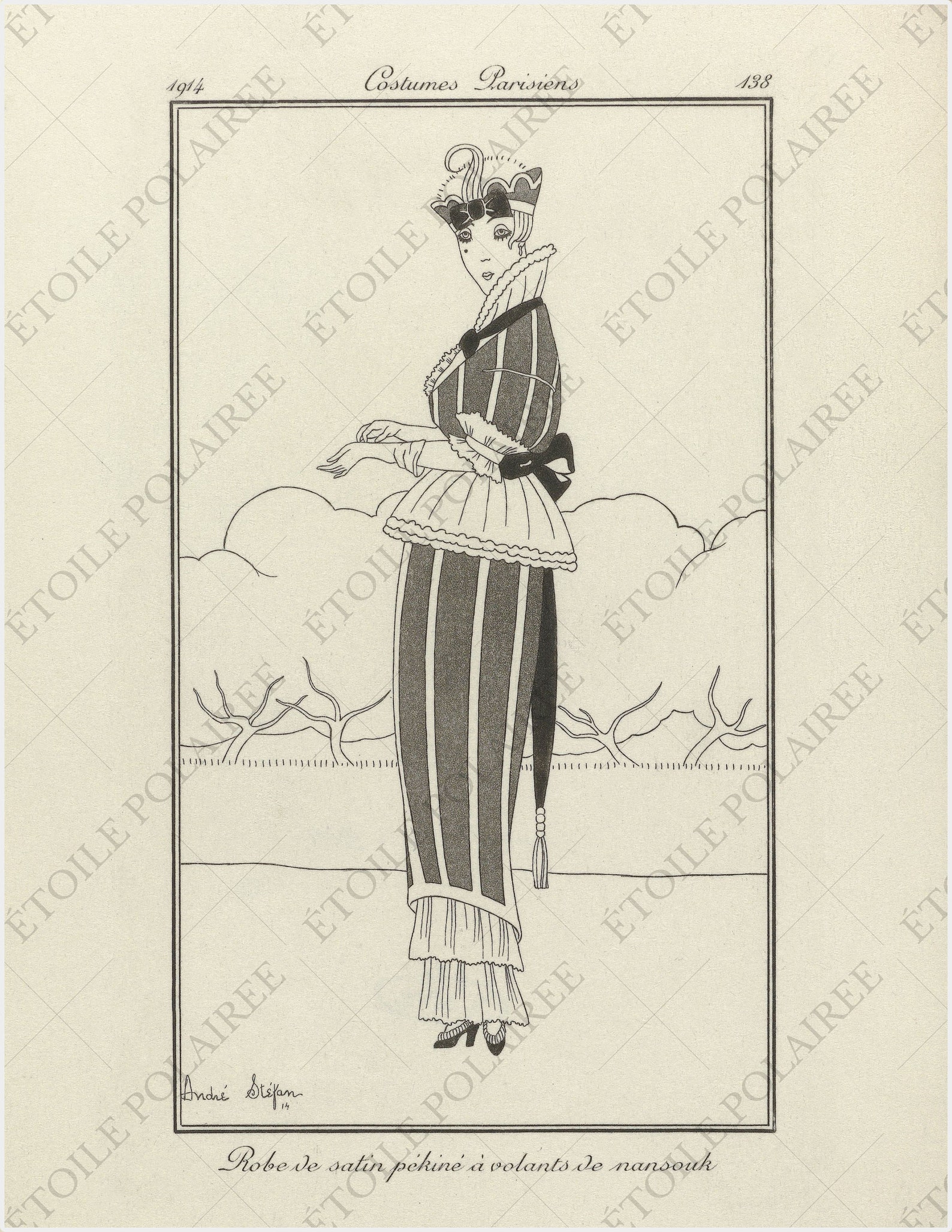 Art Deco Fashion Coloring Pages Printable Digital Download / - Etsy