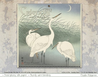 Japanese Monthly Calendar - Etsy