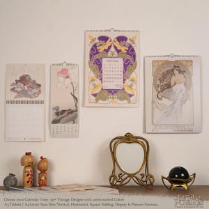 2026 Art Nouveau Calendar / 1900s Art Illustrations by Anna Sipkema ...