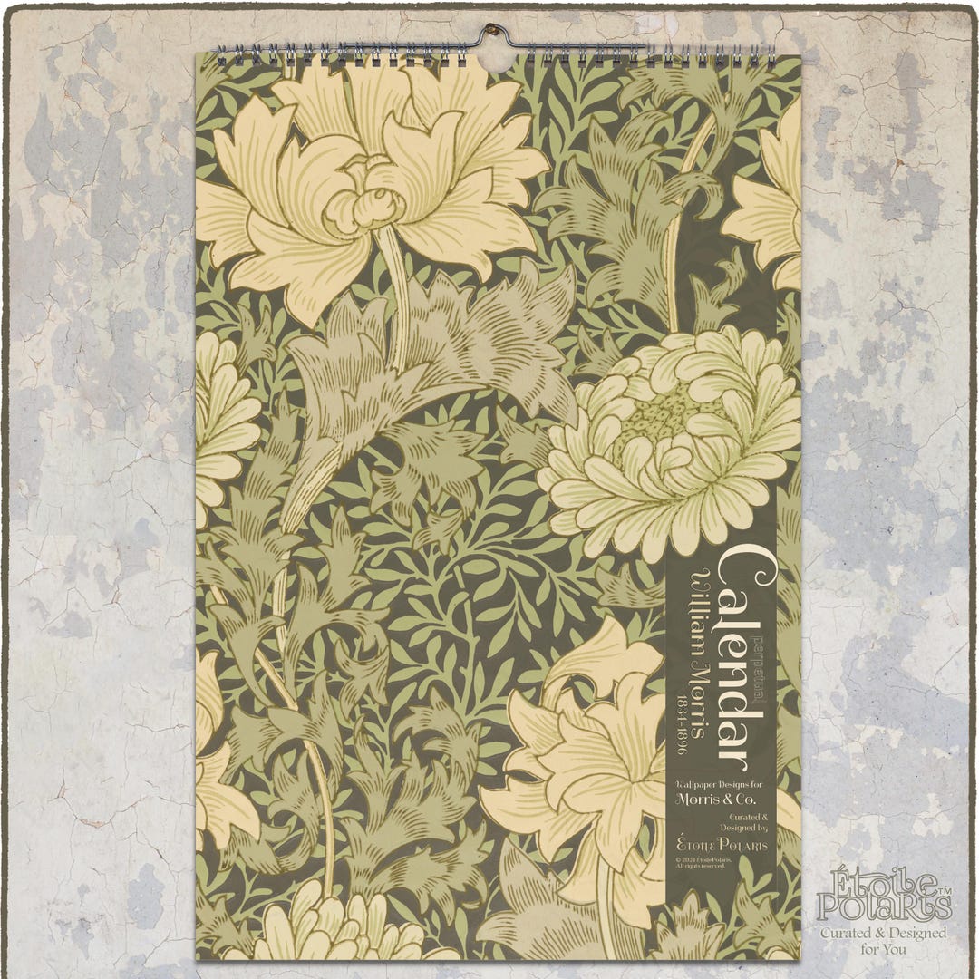 William Morris Perpetual Calendar for Birthday, Anniversary ...
