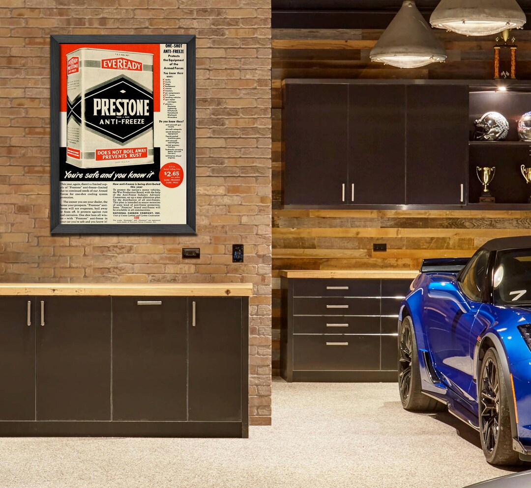 Rare Ww2 Ad Reproduction - Vintage Prestone One Shot Poster – Classic ...