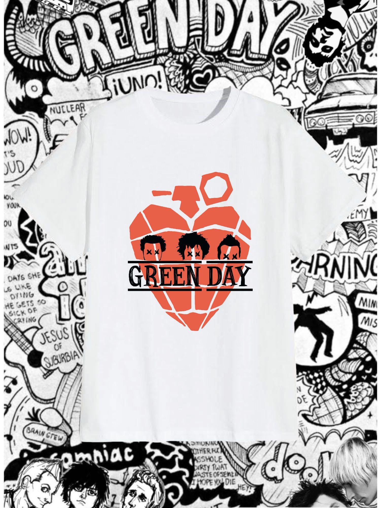 Green Day Heart Grenade PNG, Punk Rock Band Clipart (digital Download ...