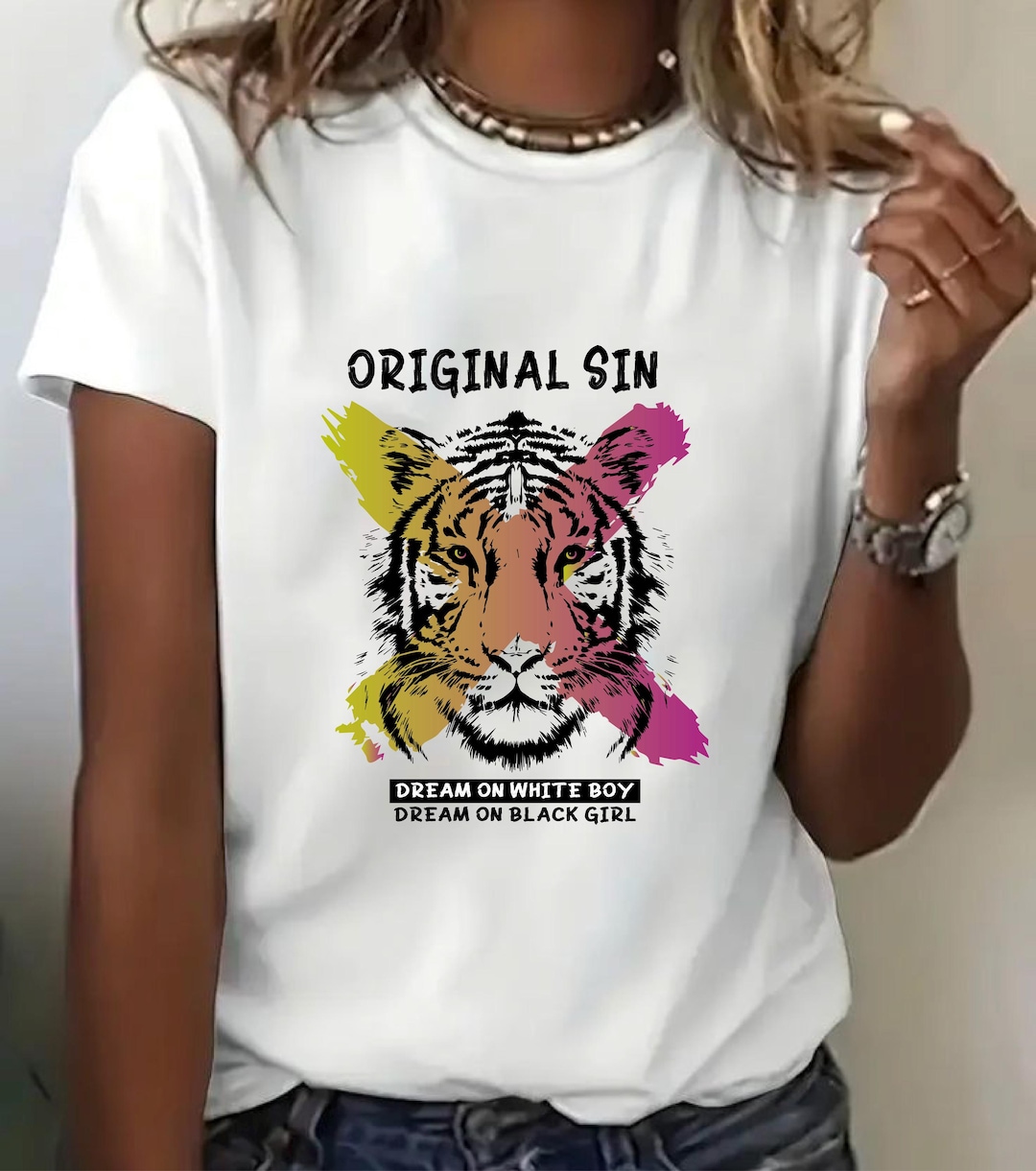 Edgy Tiger Face PNG, Colorful Sublimation Design (digital Download) - Etsy