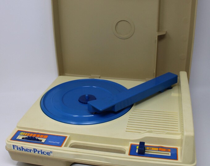 Vintage 1978 Fisher Price Record Player - 2 Speed 33" and 44" - Fisher ...
