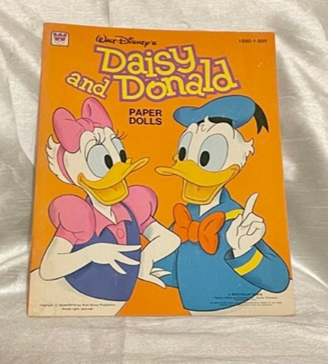 Vintage Walt Disney Donald & Daisy Paper Doll Book - Etsy