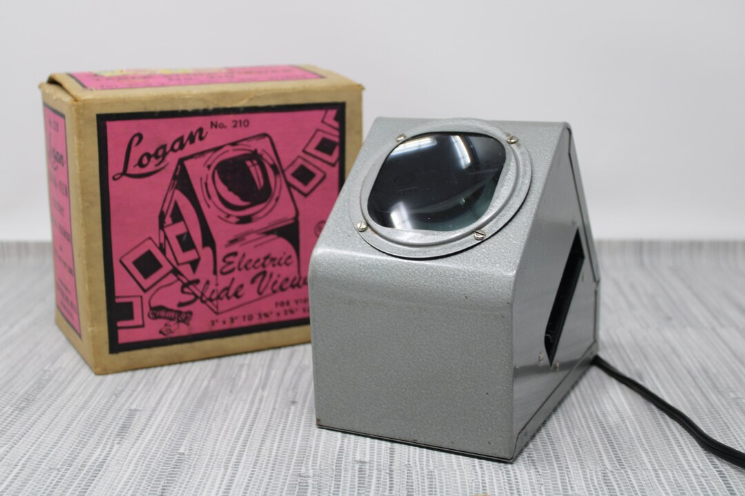 Vintage Logan Electric Slide Viewer No. 210 - Table Slide Viewer for 2 ...