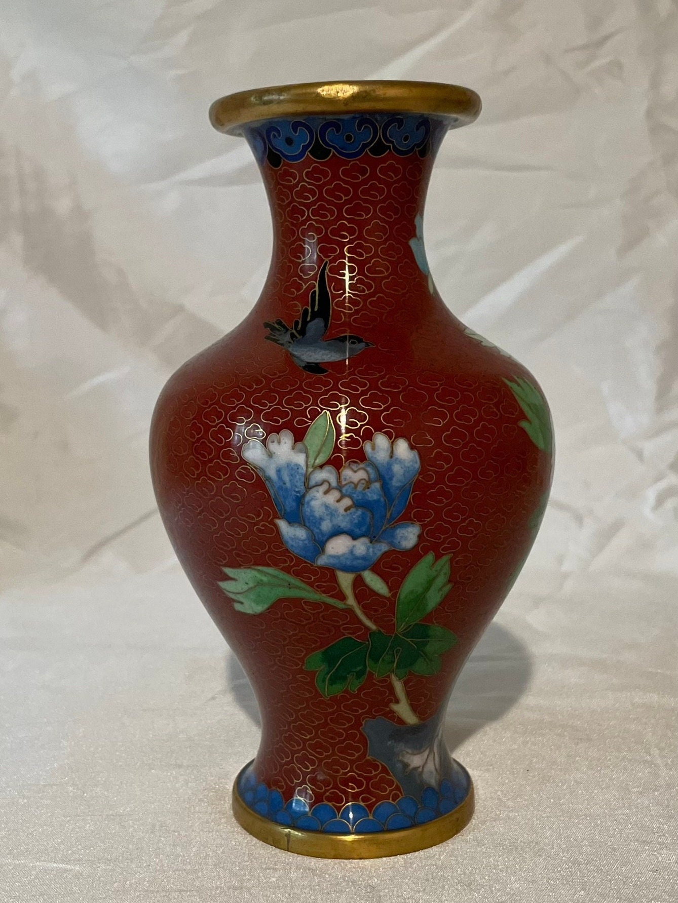 Vintage/antique Chinese Cloisonne Vase - Etsy