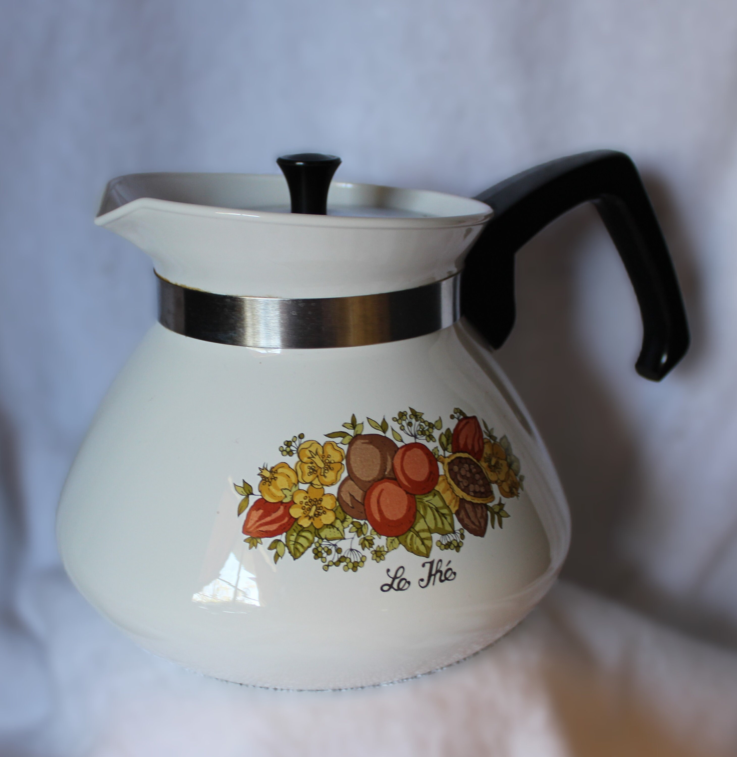 Vintage Corning Ware Spice of Life 6 Cup Teapot Corning Ware 6 Cup Tea ...